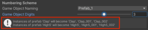 【Unity】GameObject のオブジェクト名が重複した際の命名規則をカスタマイズする | 夜中にUnity