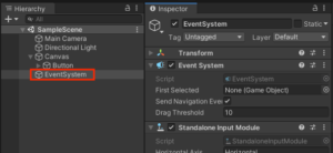 【Unity】ボタンの当たり判定が反応しない時に確認すること【uGUI】 | Midnight Code（旧: 夜中にUnity）